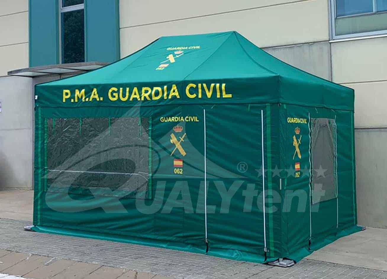 Carpas Rescue personalizadas para la Guardia Civil - Carpas S45